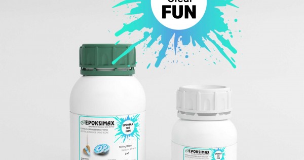 EPOMAX 102 FUN Ekstra Şeffaf Hobi Epoksi Reçine 750 GR